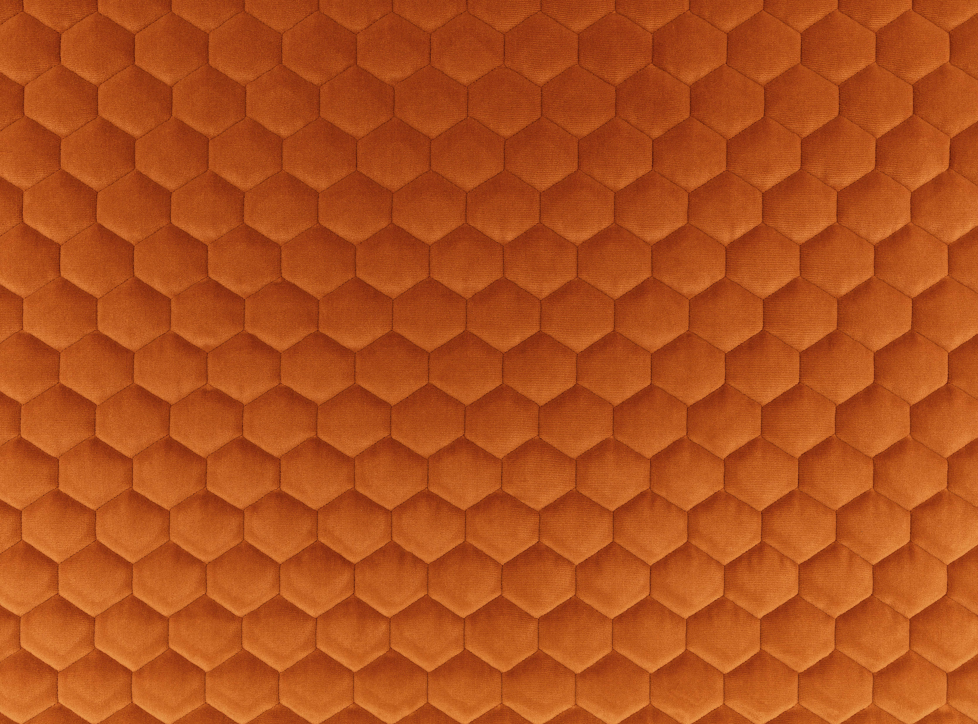 Cloud II FR Tangerine | Cloud II FR | 3D Quilted Velvet | Kirkby Design