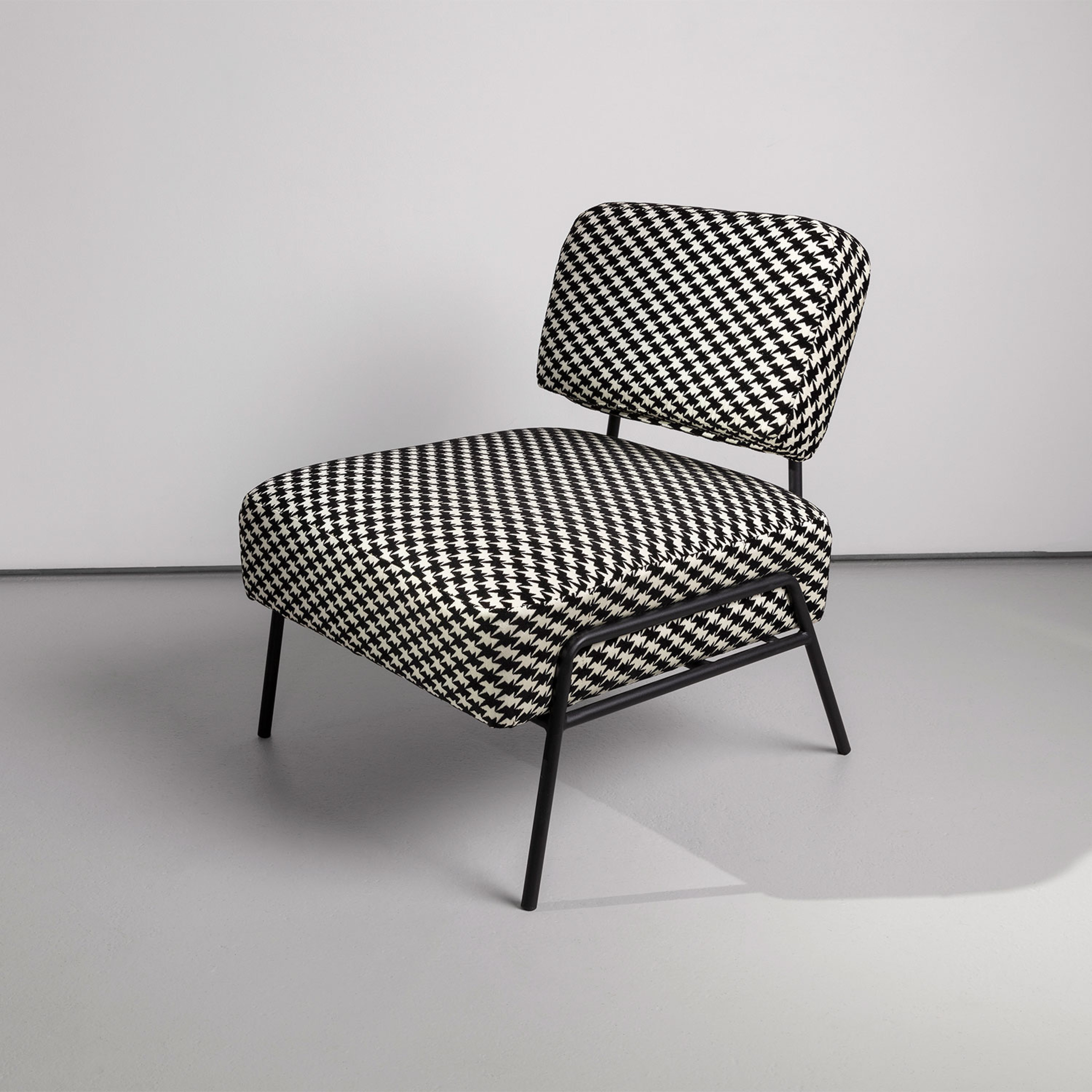 Zig Zag Birds Monochrome | re:edit | Decorative Weave | Kirkby Design