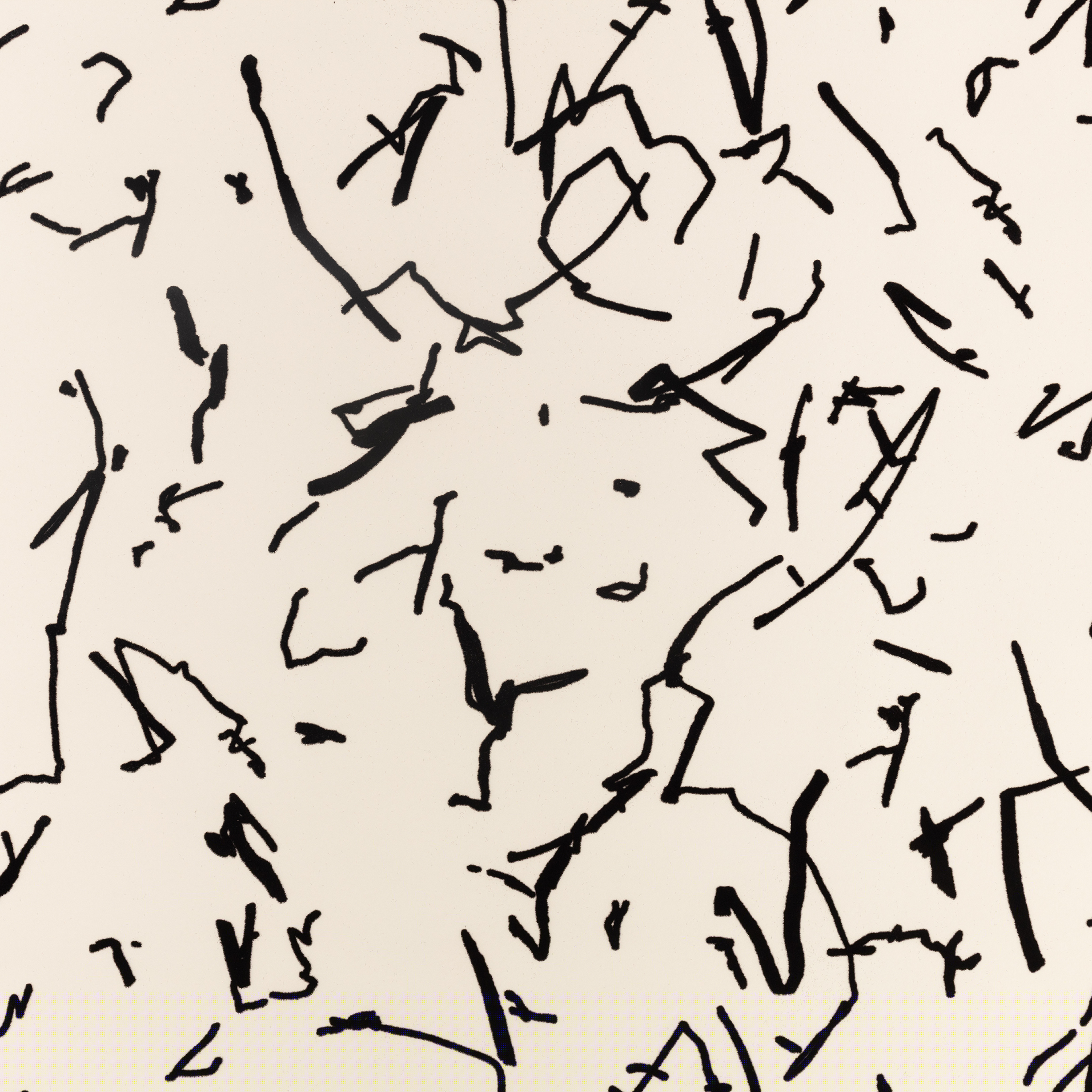 Scribble Wallcovering Monochrome | Wallcoverings Vol. 2 | Kirkby Design