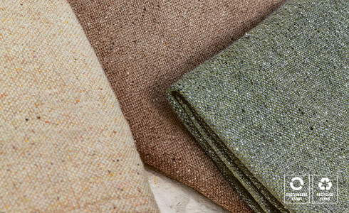 Fleck Eco | Sustainable Textured Chenille | Kirkby Design