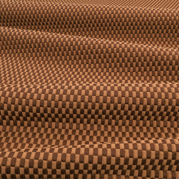 Tesseract Clove | 4D Upholstery | Recycled Quilted Weave | Kirkby Design