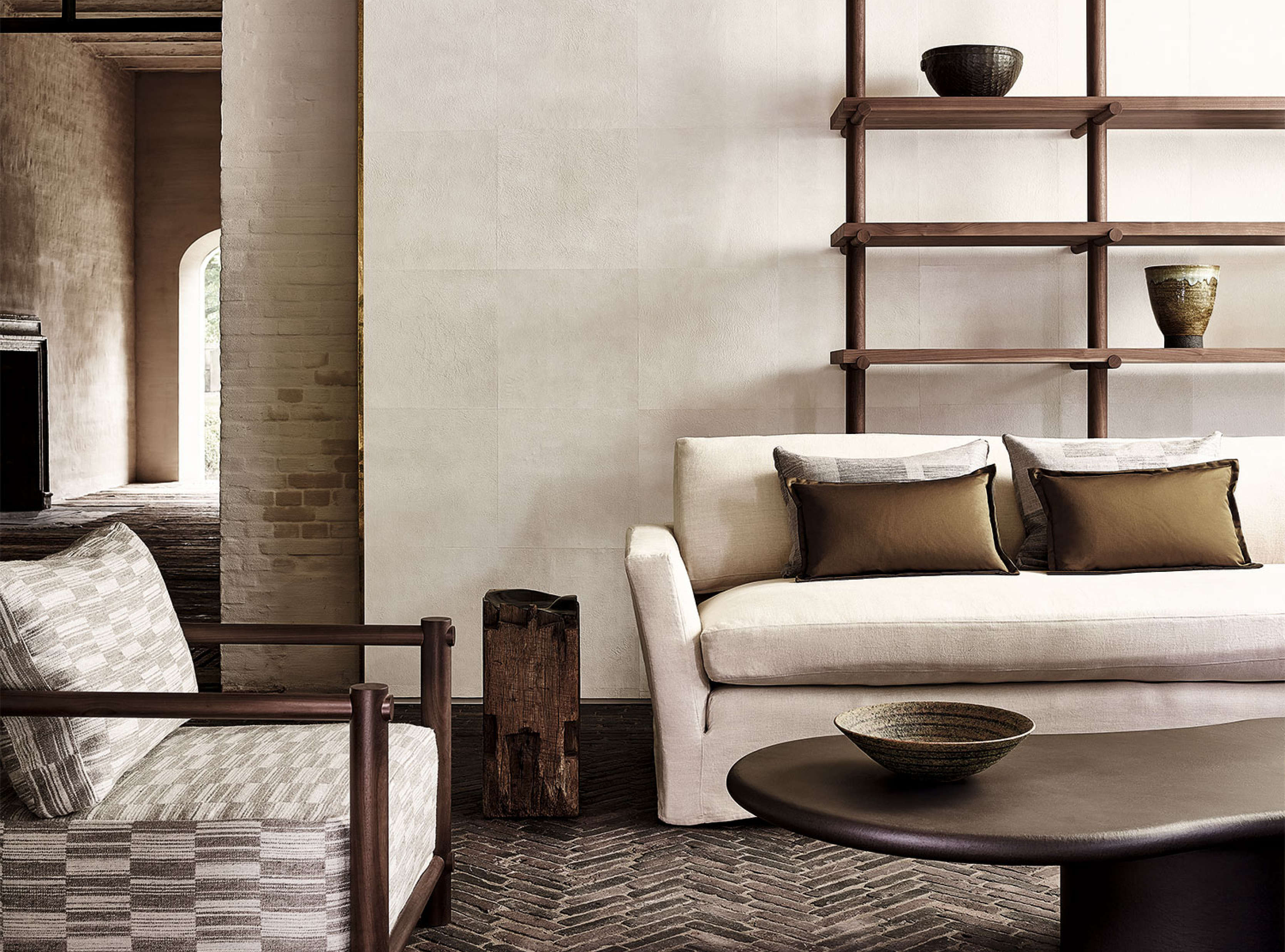 Washi Parchment | Collage II | Handcrafted Wallcovering | Mark Alexander