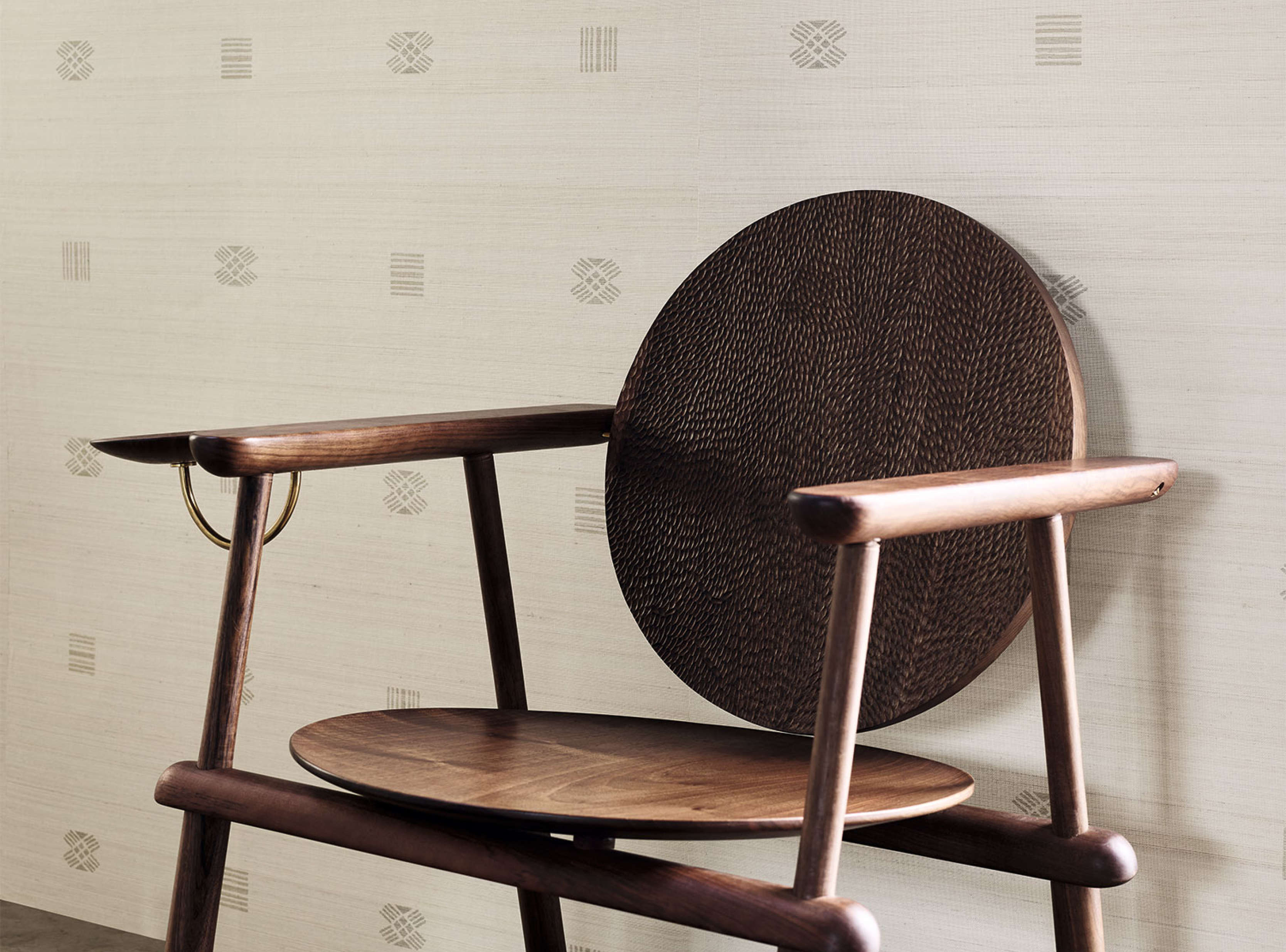 Parade Alabaster | Collage II | Handcrafted Wallcovering | Mark Alexander