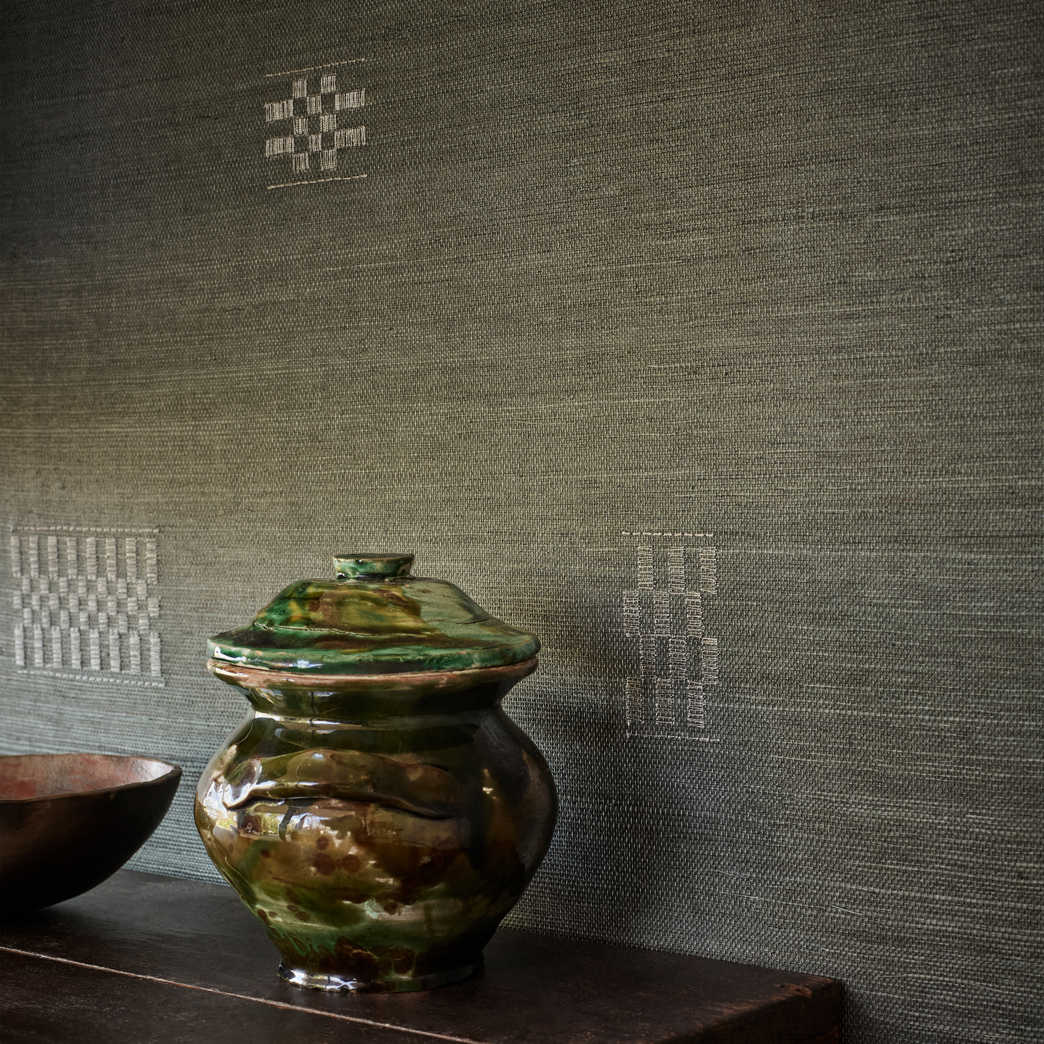 Motif Wallcovering Typhoon | Collage IV | Handcrafted Wallcovering ...