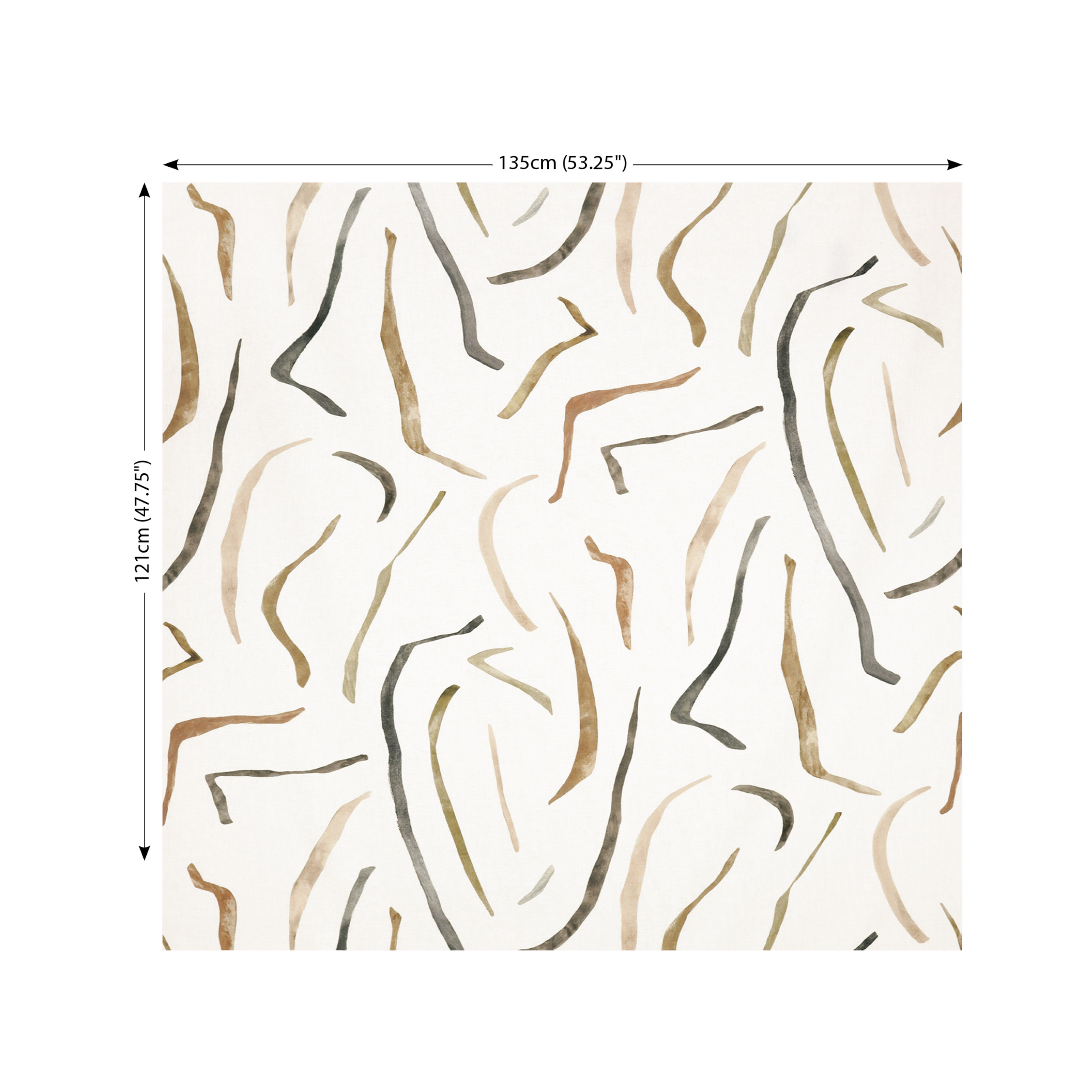 Contour Plaster | Tsauri | Printed Linen | Black Edition