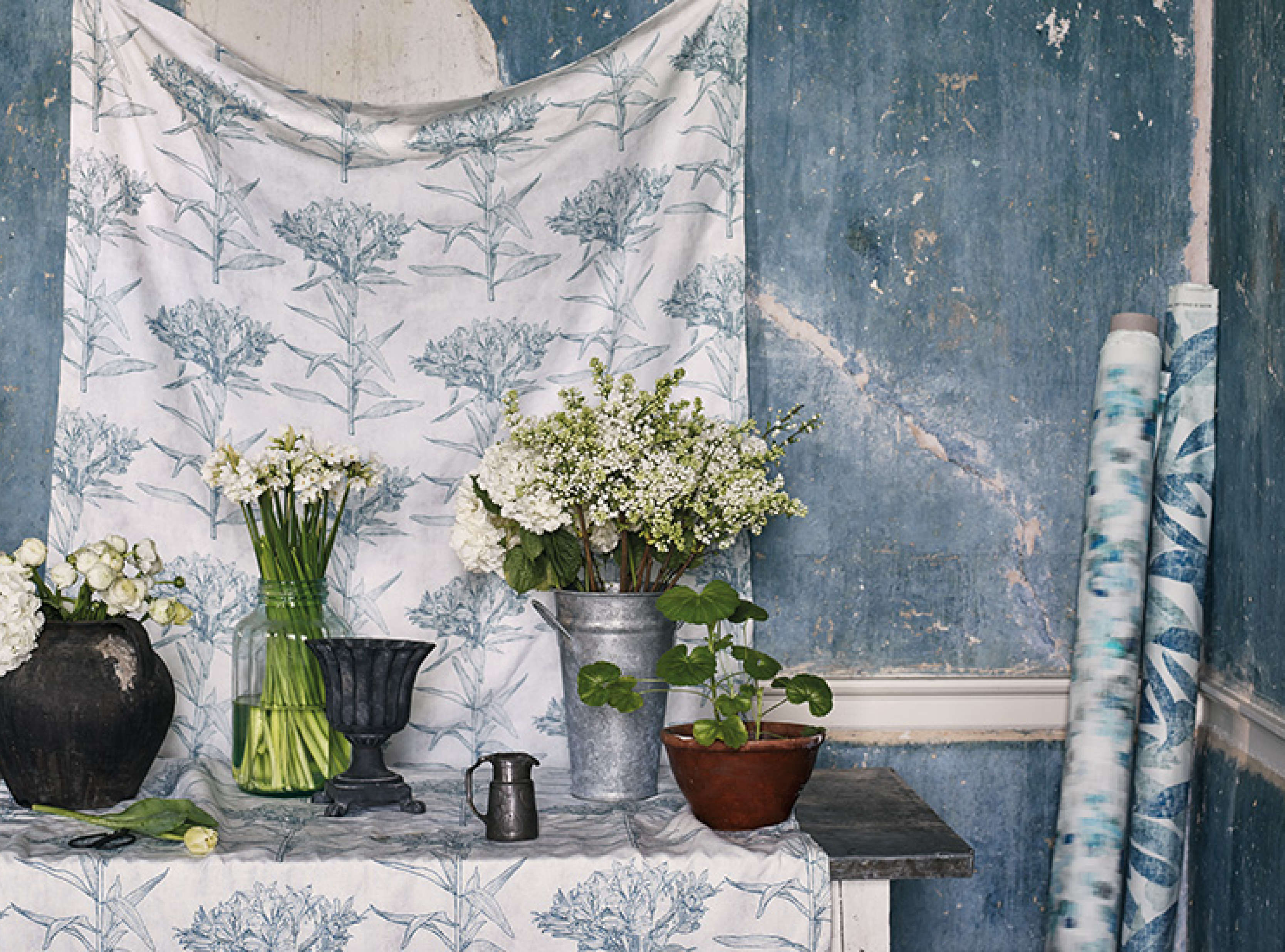 Gardenia | Prints and Embroideries | Romo Fabrics