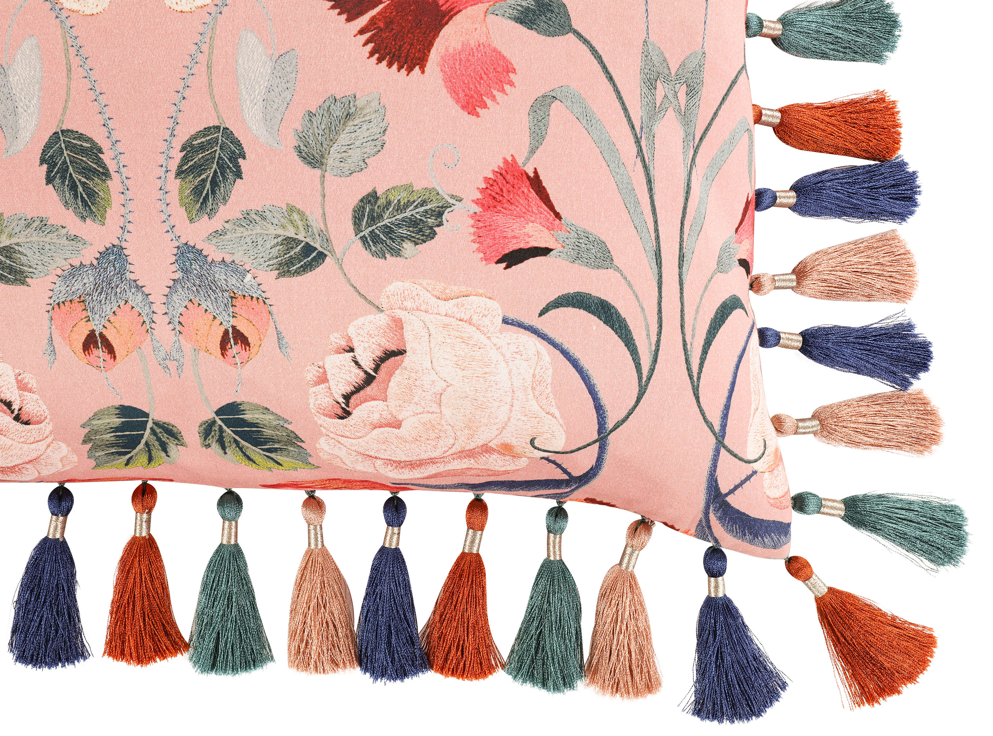 Bonita 50cm Cushion Chateau Rose | Temperley London x Romo - Fabrics ...