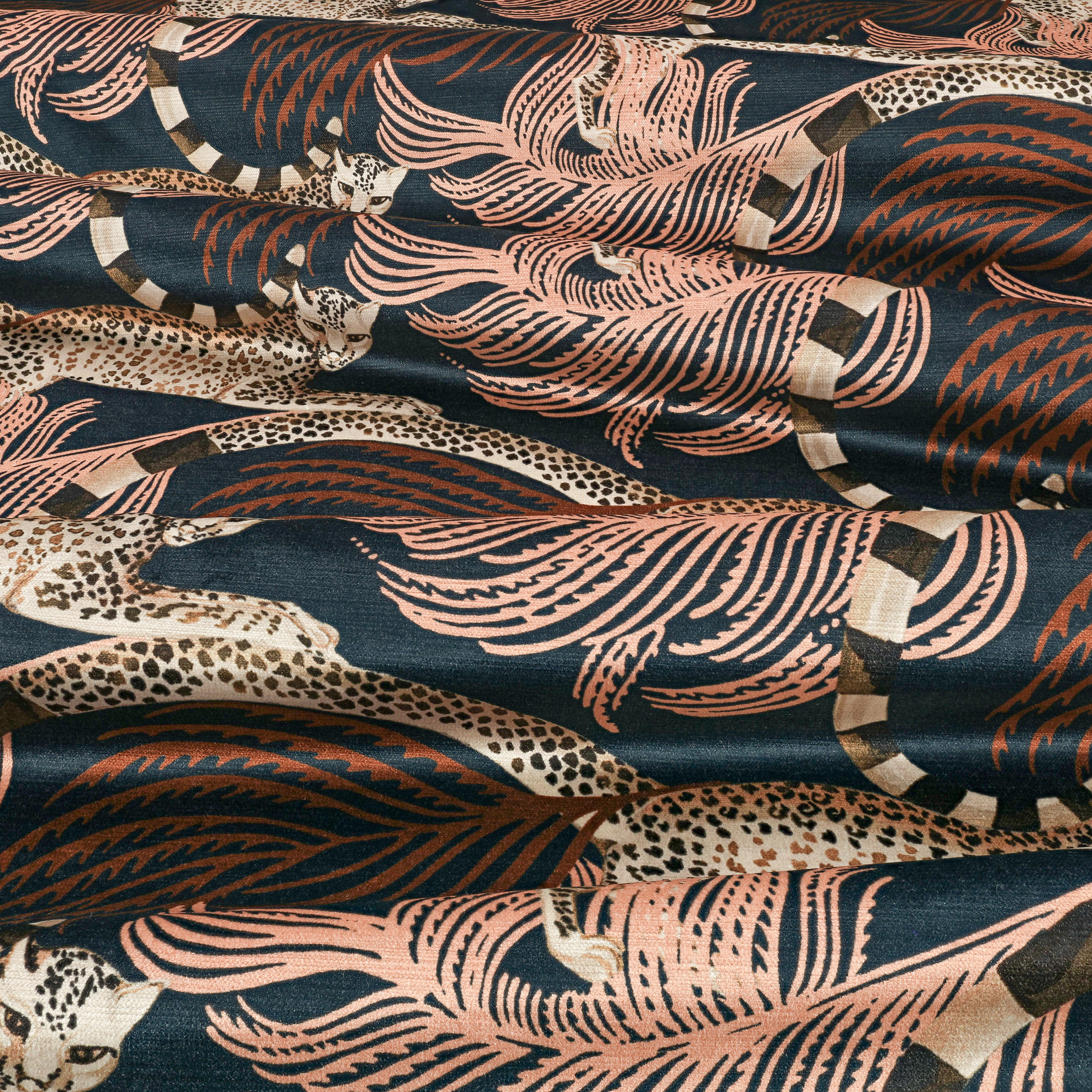 Delilah Velvet Sienna | Temperley London x Romo - Fabrics | Printed ...