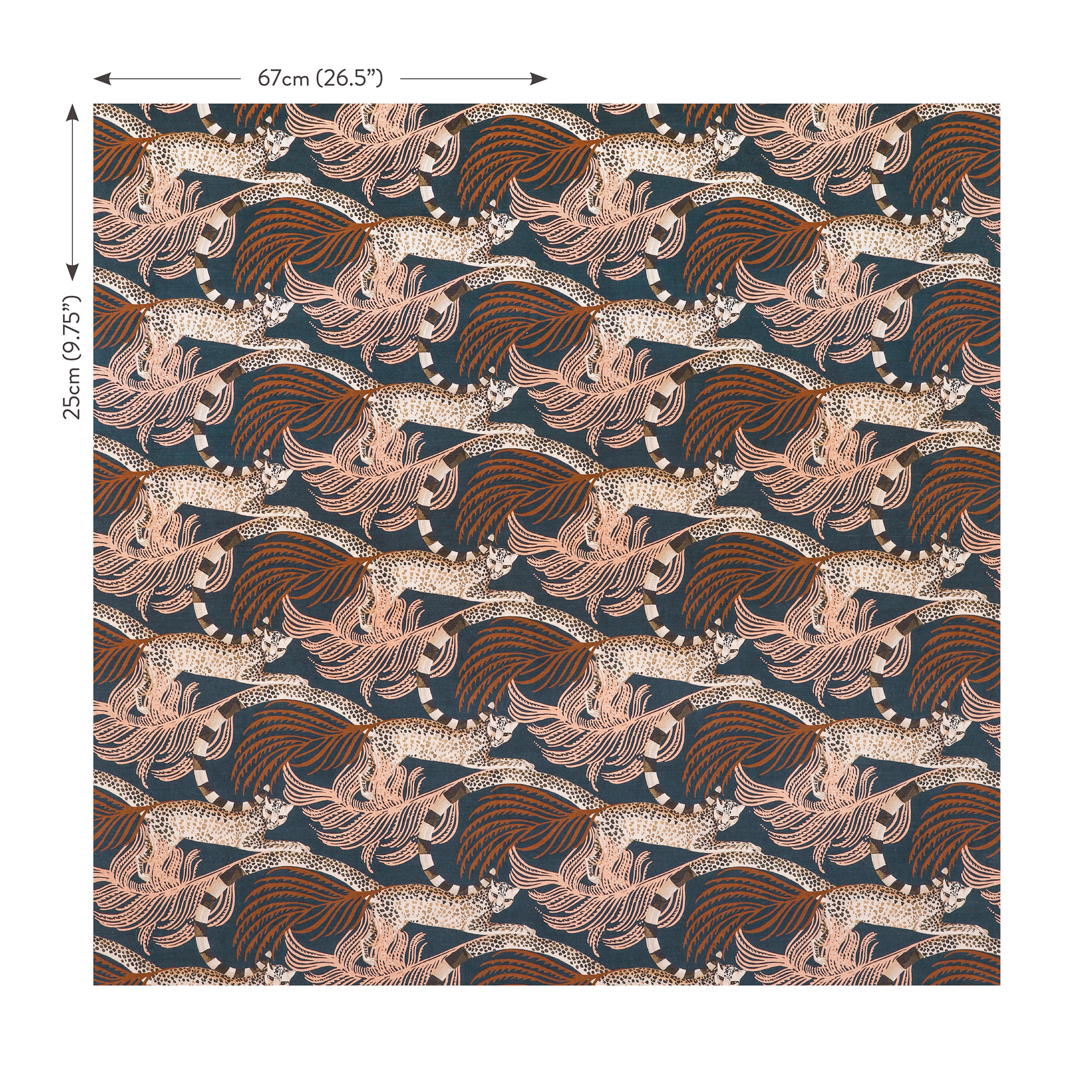 Delilah Velvet Sienna | Temperley London x Romo - Fabrics | Printed ...