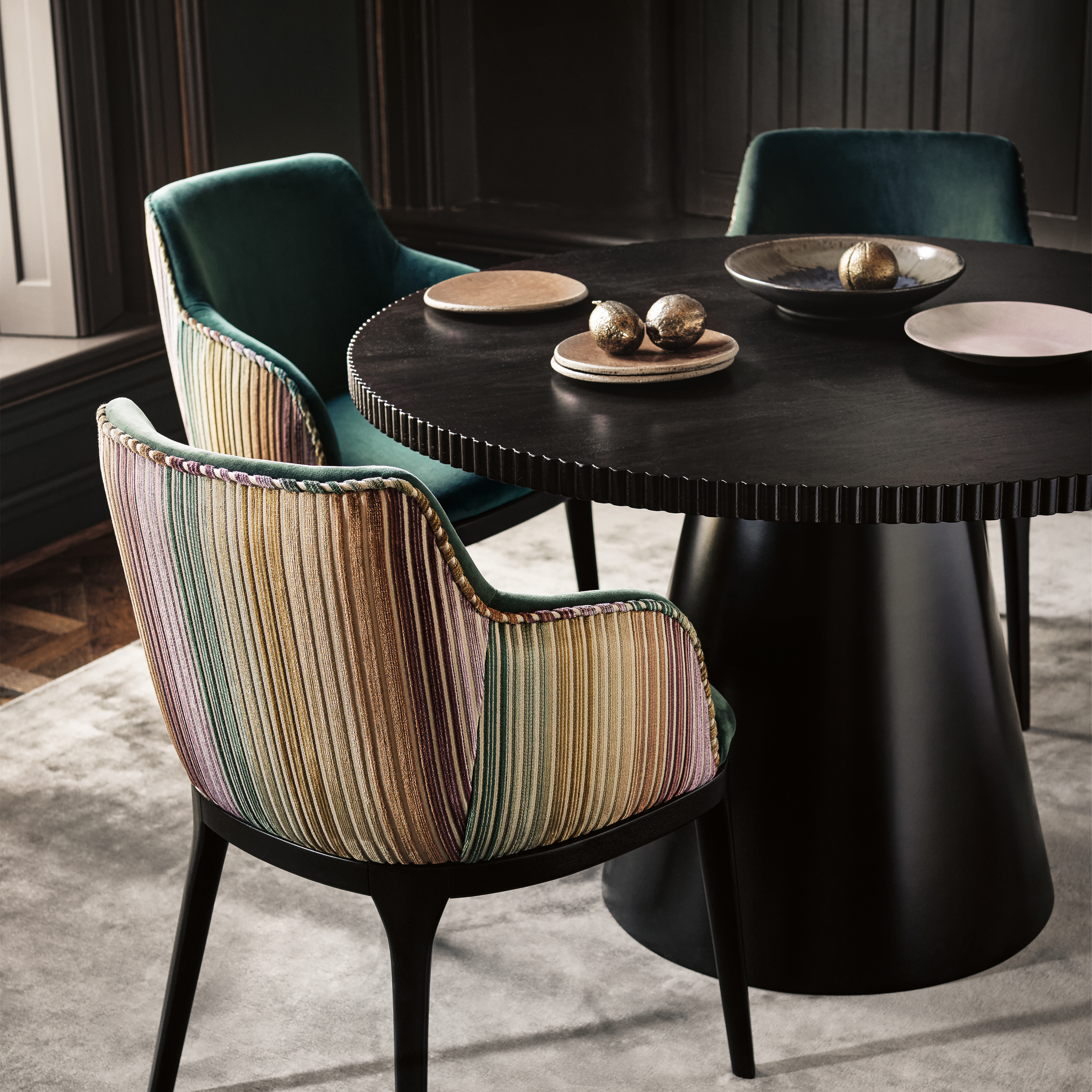 Edu Fig | Zephi | Striscia velluto Epingle | Romo Fabrics