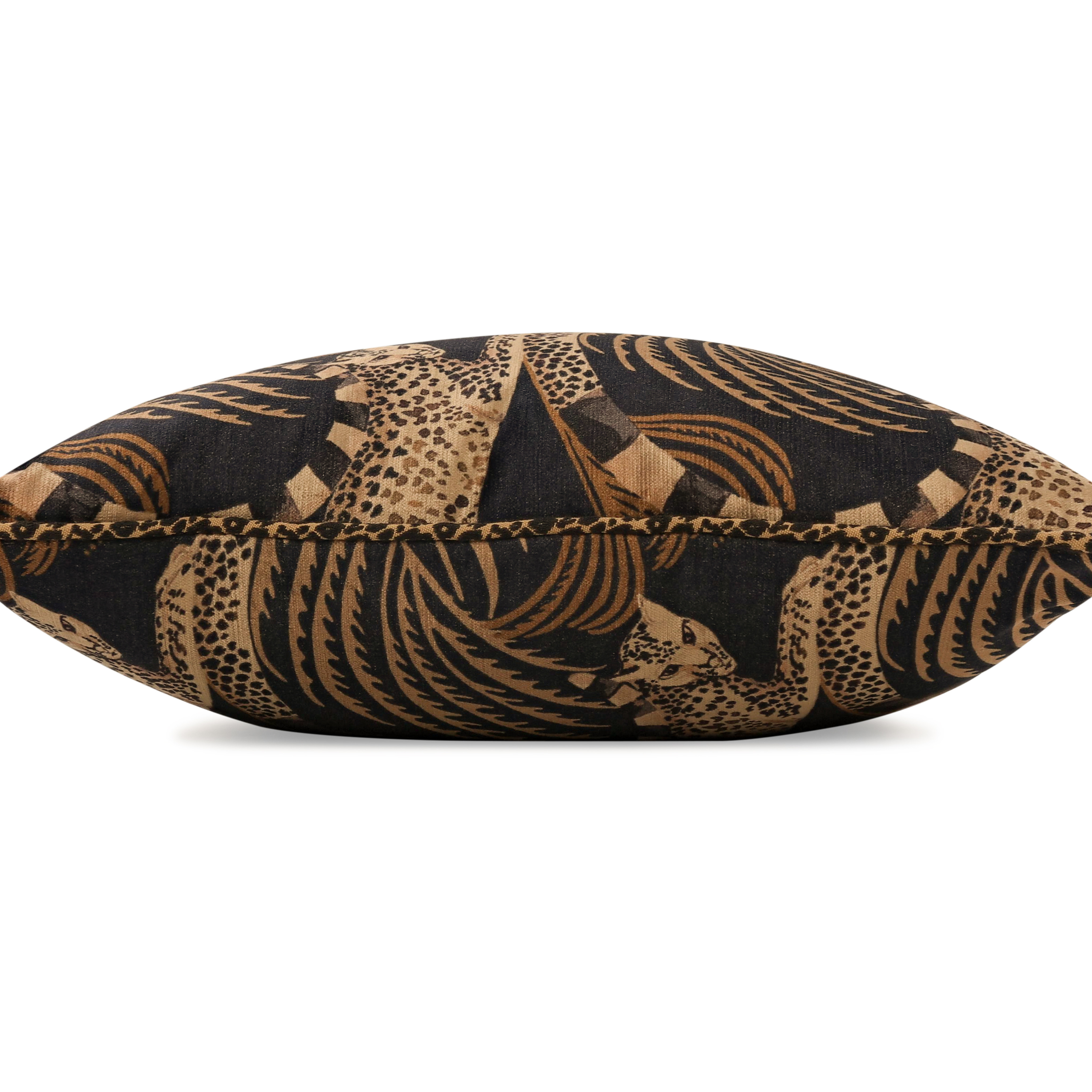 Delilah Velvet 50cm Cushion Ancient Gold | Temperley London x Romo ...