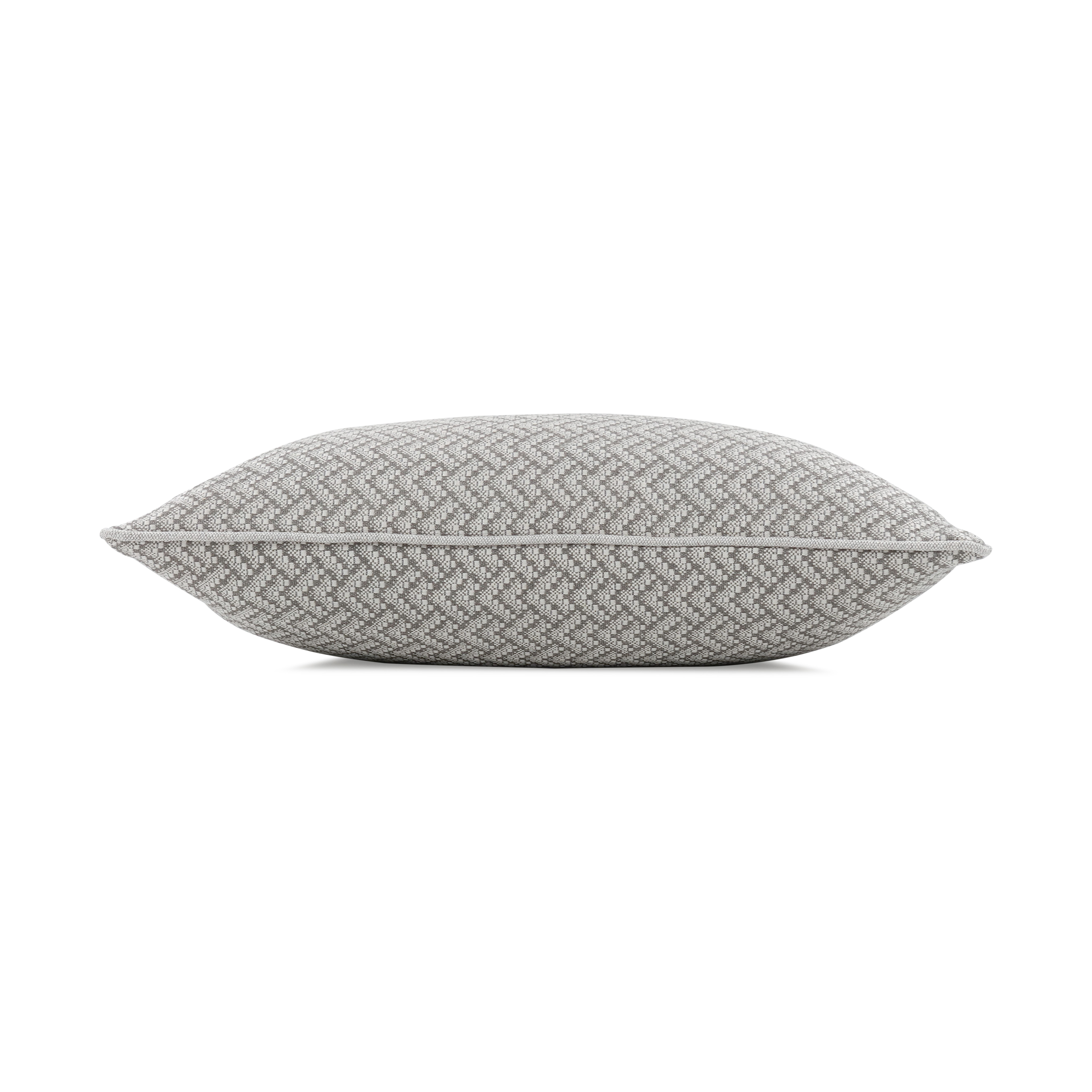 Ortico 55cm Cushion Gravel | Linara Cushions | Romo Fabrics
