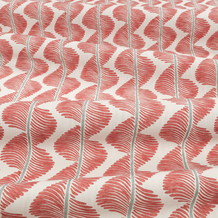 Aubin Pimento | Aubin | Small-Scale Print | Romo Fabrics