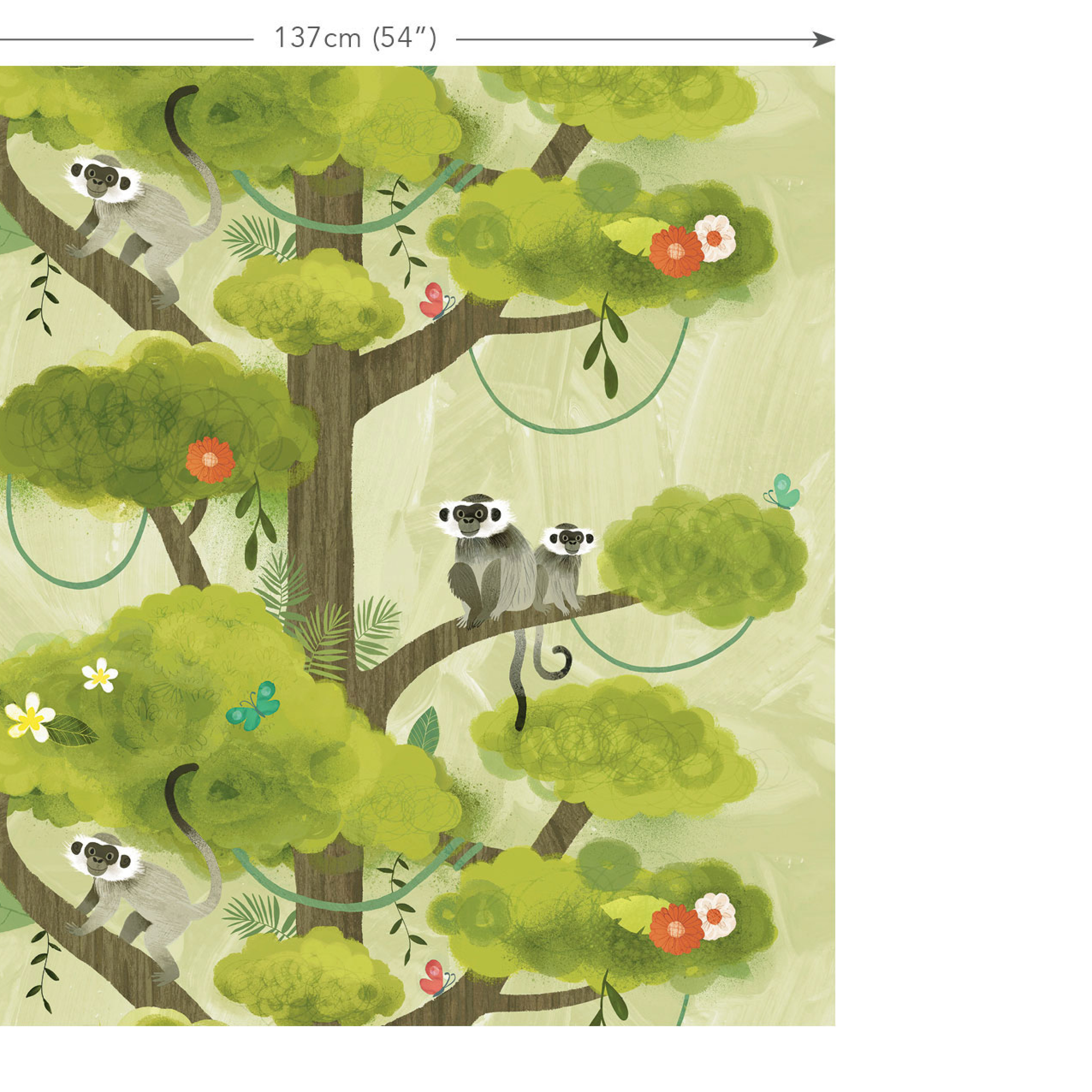 Monkey Tree | Frann Preston-Gannon | Printed Cotton | Villa Nova