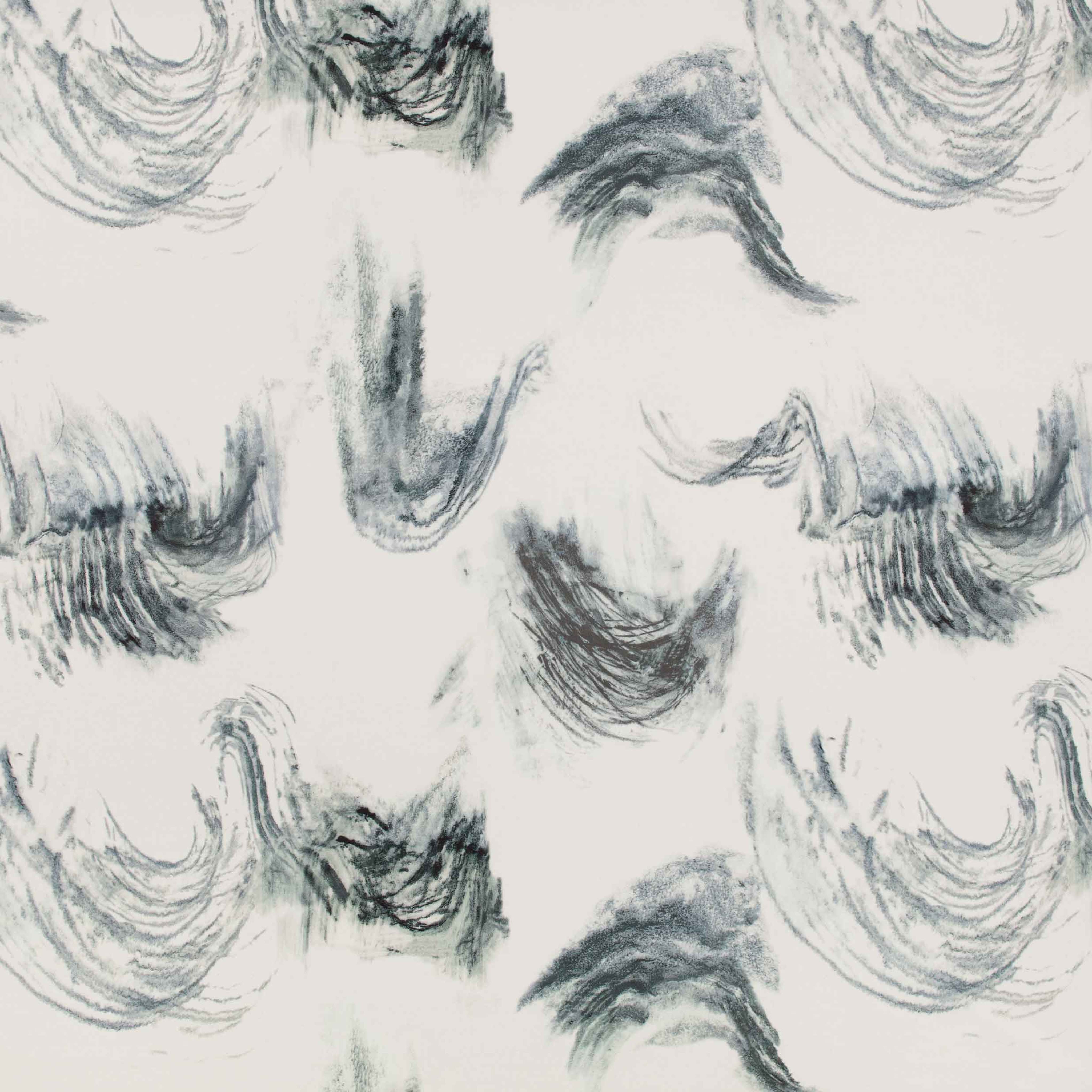 Murmurs Celadon | Kyra Cane Fabrics | Printed Cotton Satin | Villa Nova