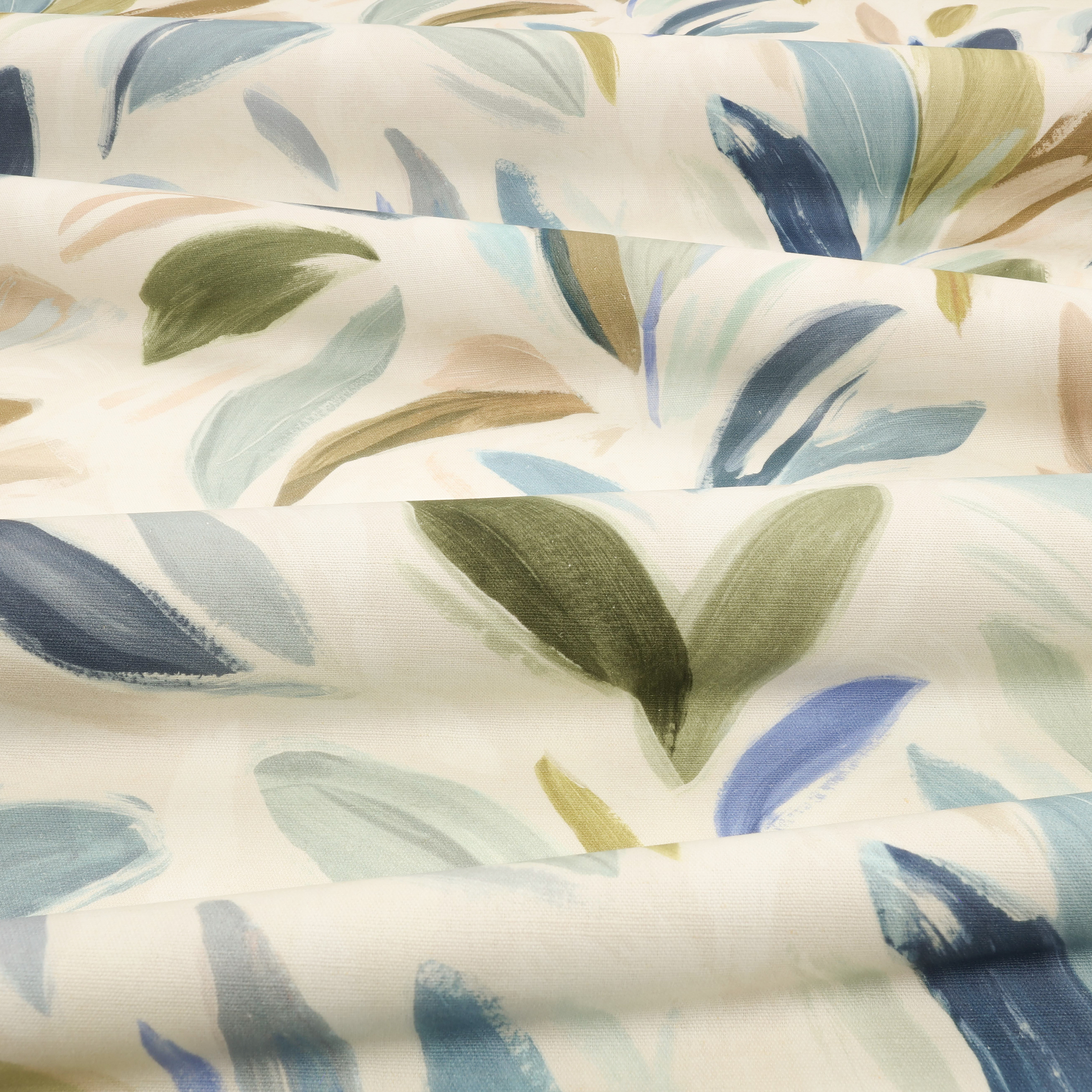 Zaria Carulean | Zaria | Printed Cotton Linen | Villa Nova