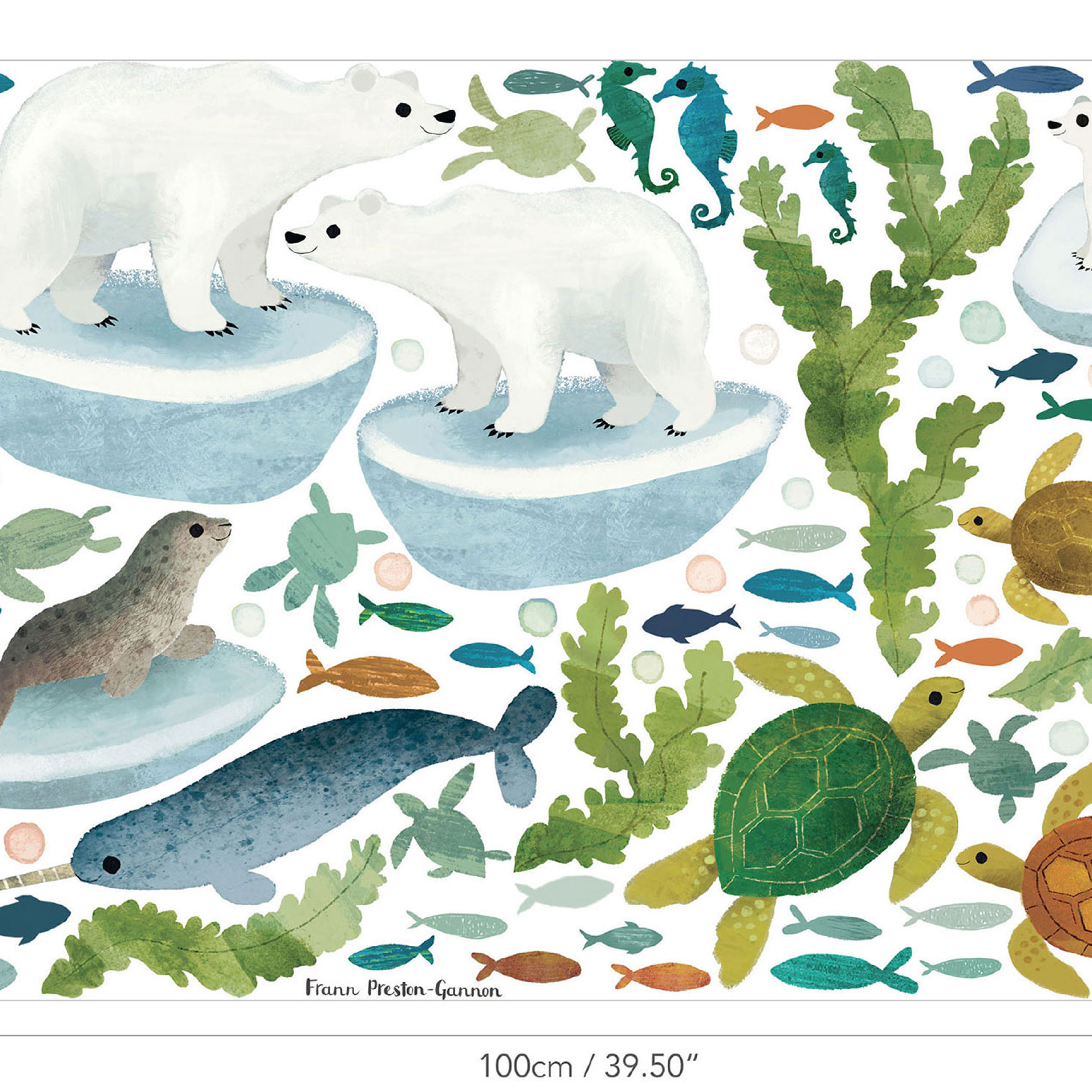 Ocean Antics Wall Stickers | Frann Preston-Gannon | Wall Stickers by ...