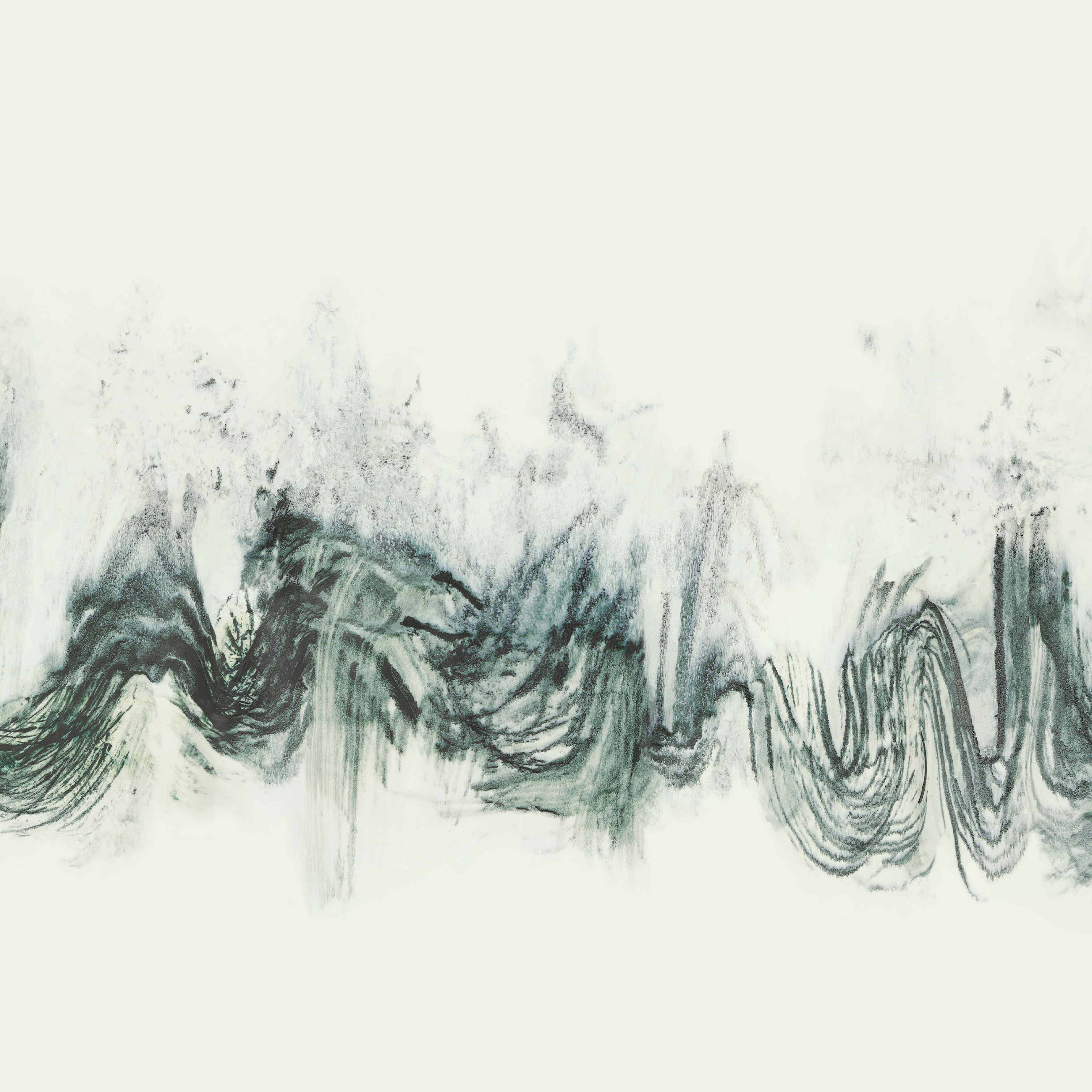 Drifting Wall Mural Carbon | Kyra Cane Wallcoverings | Villa Nova