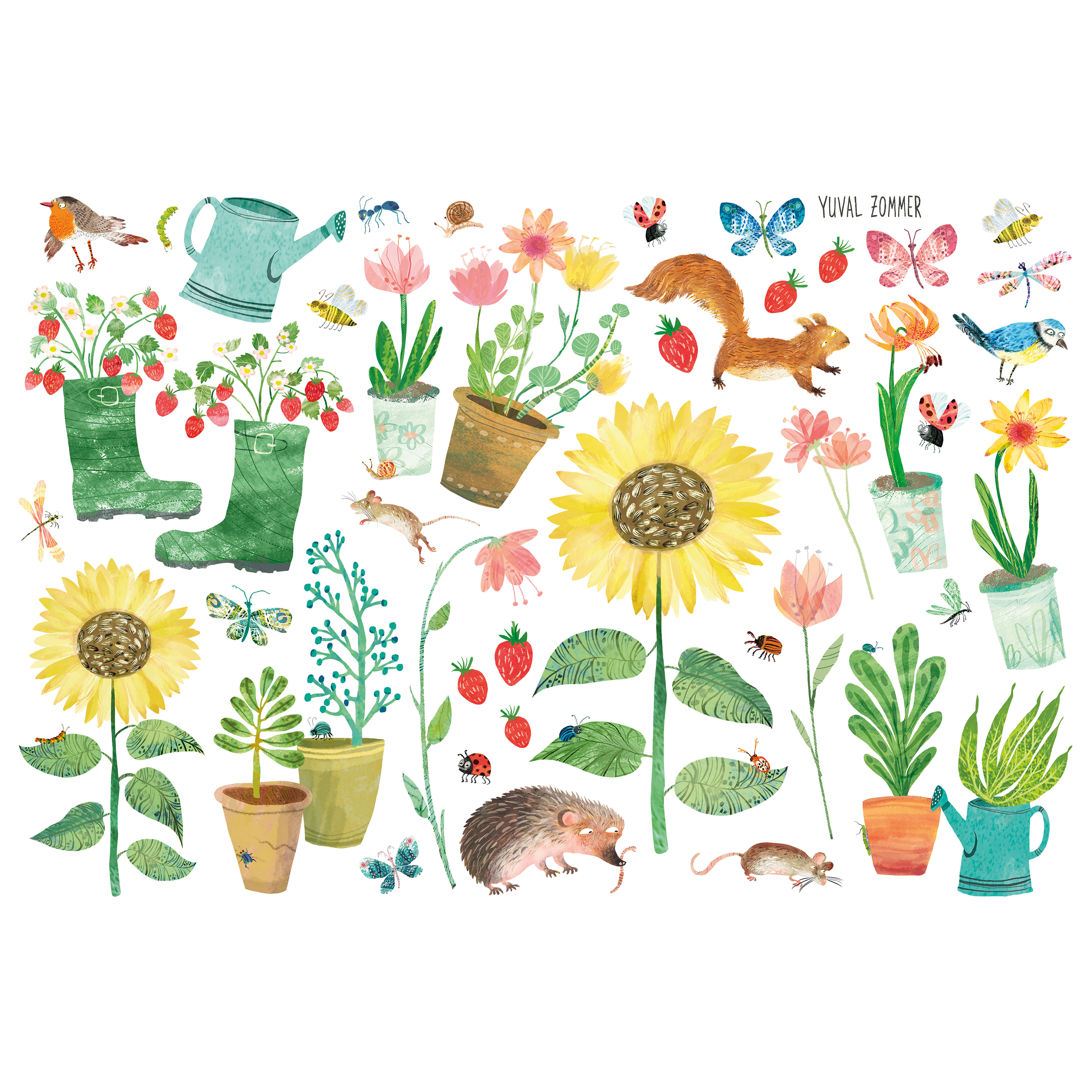 Garden Grow Wall Stickers | Picturebook II Wallcoverings | Villa Nova