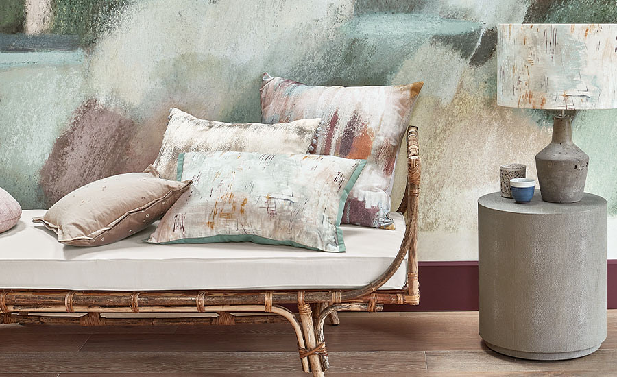 Kyra Cane Cushions | Villa Nova